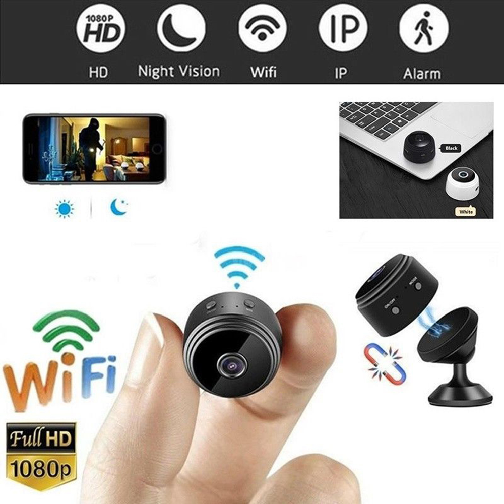 A9 Full HD 1080P Mini Wifi Camera Infrared Night Vision Micro Cam Wire ...